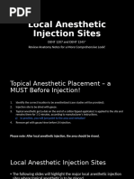 Maxillary Injections Cheat Sheet | PDF | Dentistry | Dentistry Branches