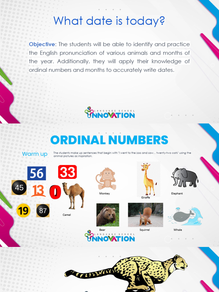 Ordinal Numbers l5.Pptx (1) | PDF