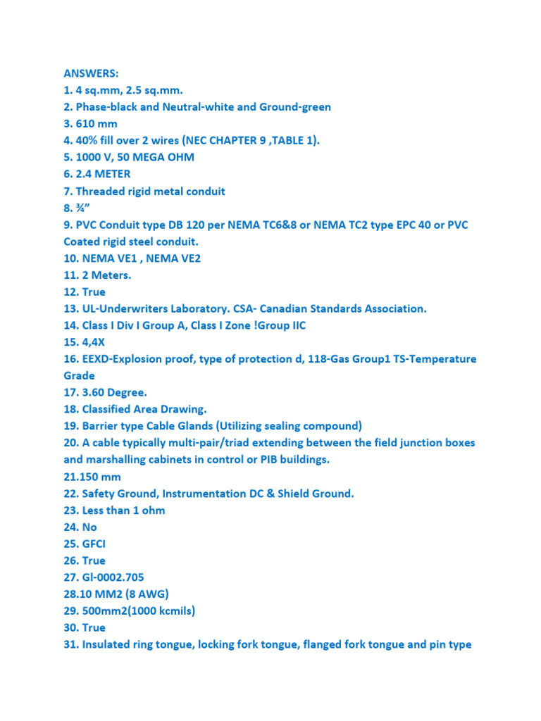 Study Material Part 2 | PDF | Electrical Wiring | Anode