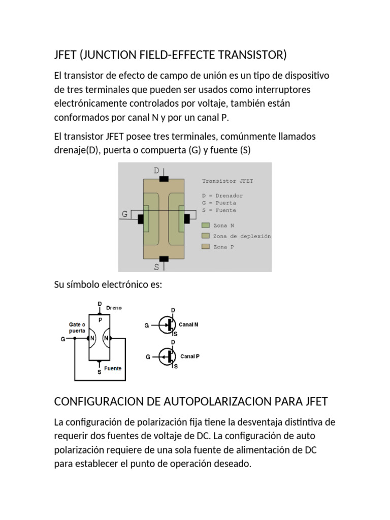JFET | PDF
