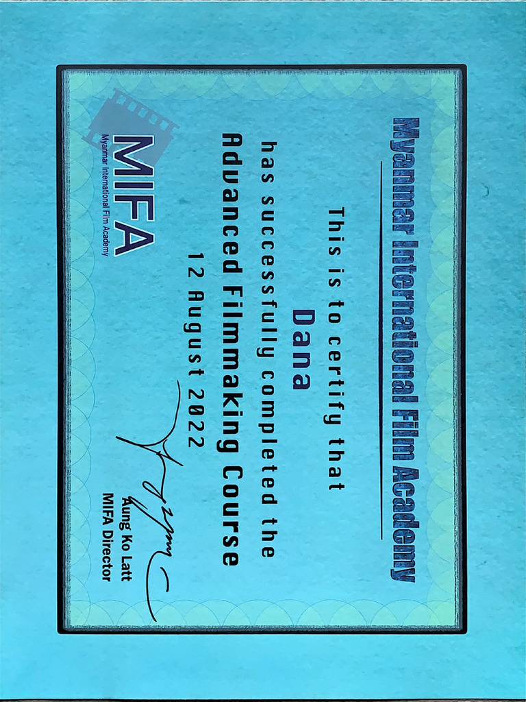 MIFA Certificate | PDF