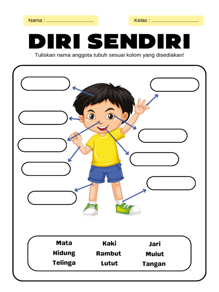 LKPD Anggota Tubuh dan Keluarga SD | PDF