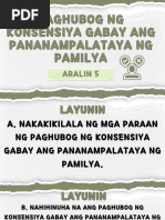 VAL ED 7 - Q2 - 5 - Paghubog NG Konsensiya Gabay Ang Pananampalataya NG Pamilya | PDF