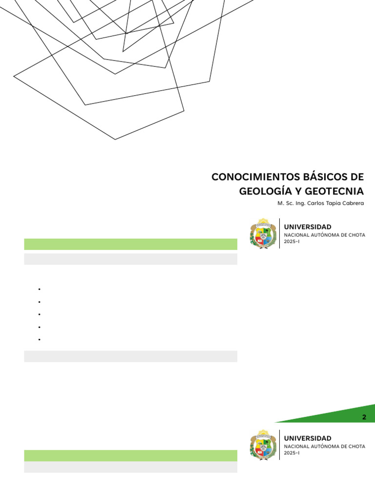 Tema 01 - Conocimientos Basicos de Geologia y Geotecnia | PDF | Roca (geología) | Mecánica de suelos