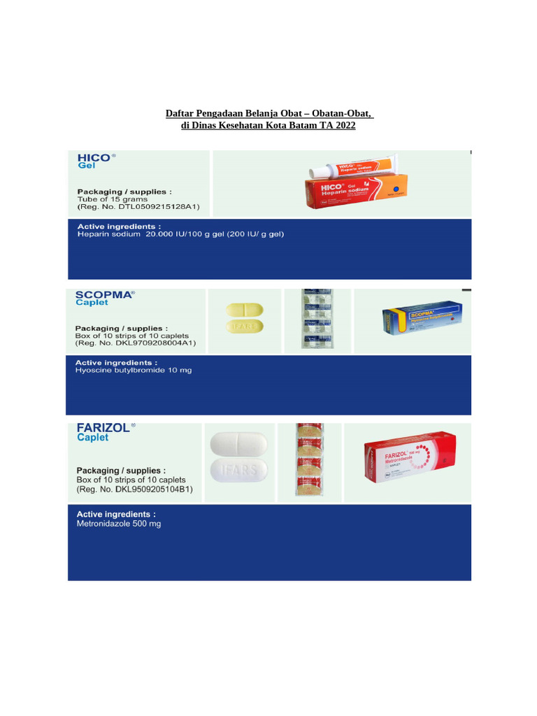 Brosur Obat | PDF