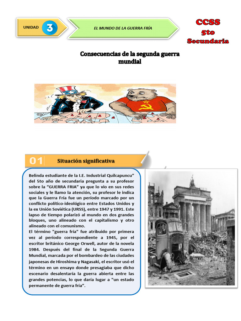 Ficha de Actividad CCSS 5°-Semana 1 | PDF | Alemania nazi | El Holocausto