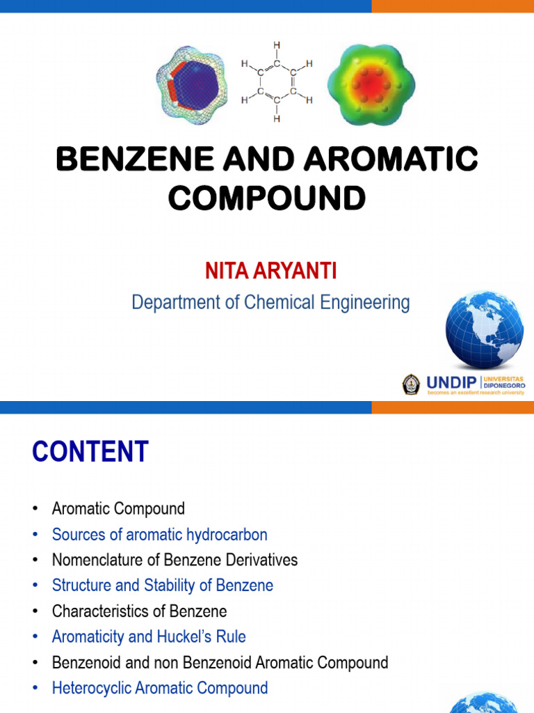 Benzene and Aromatic Compounds Overview | PDF | Aromaticity | Benzene