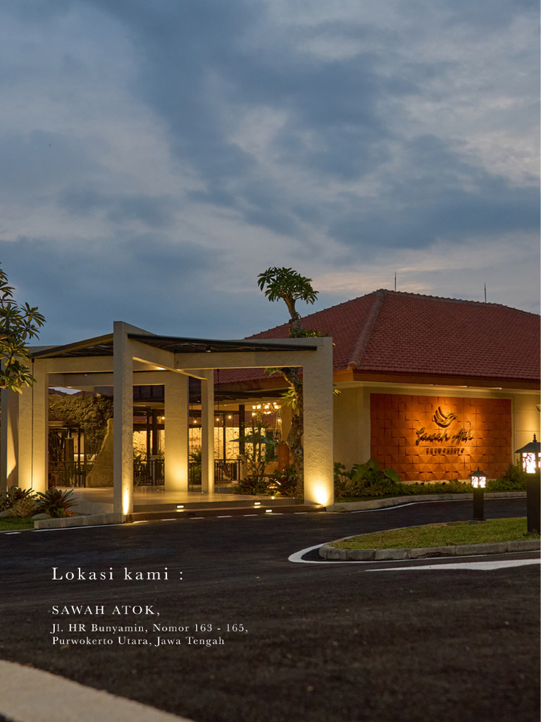 Design Menu Sawah Atok | PDF