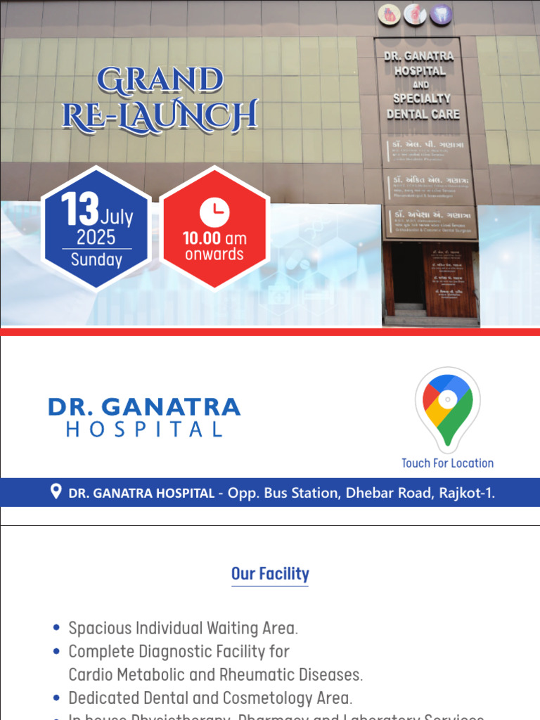 Ganatra Hospital Invitation PDF | PDF | Rheumatology | Physical Therapy