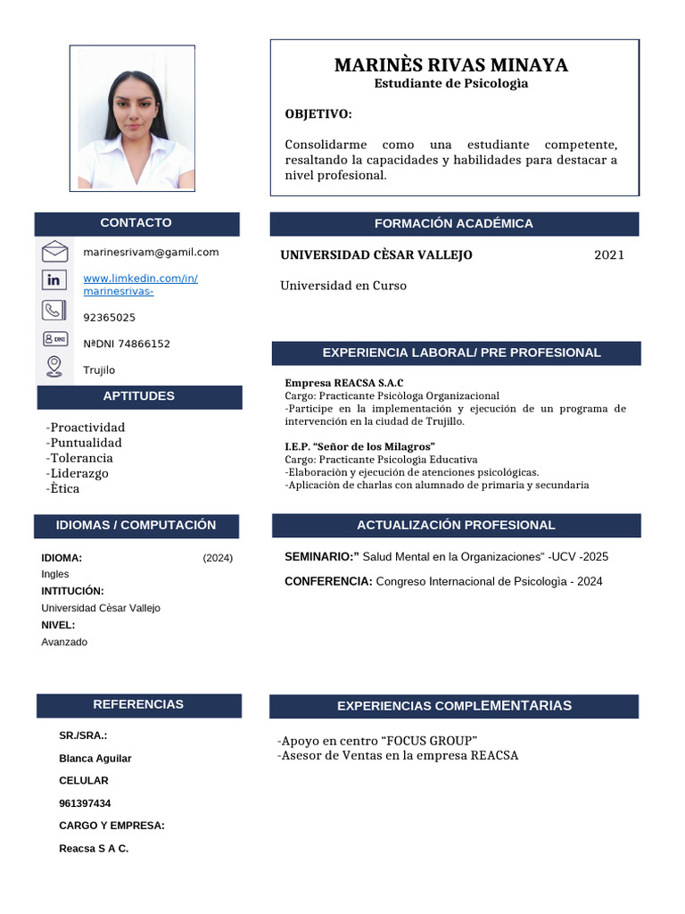 Formato CV | PDF