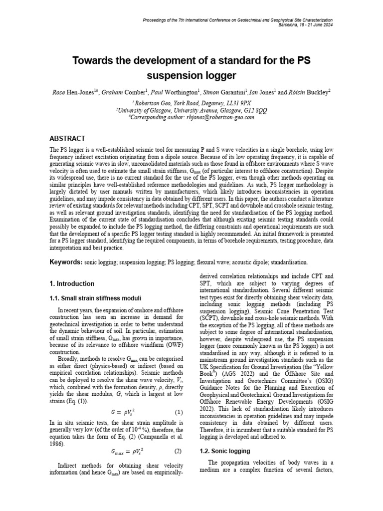 2024 Owards The Development of A Standard For The PS Suspension Logger ...