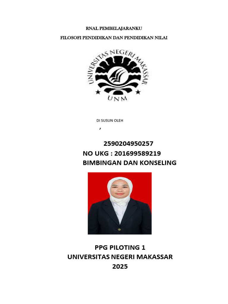 Nur'Ida - 2590204950257 - Filosofi Pendidikan Dan Pendidikan Nilai | PDF