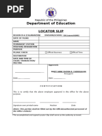 Locator Slip | PDF | Government