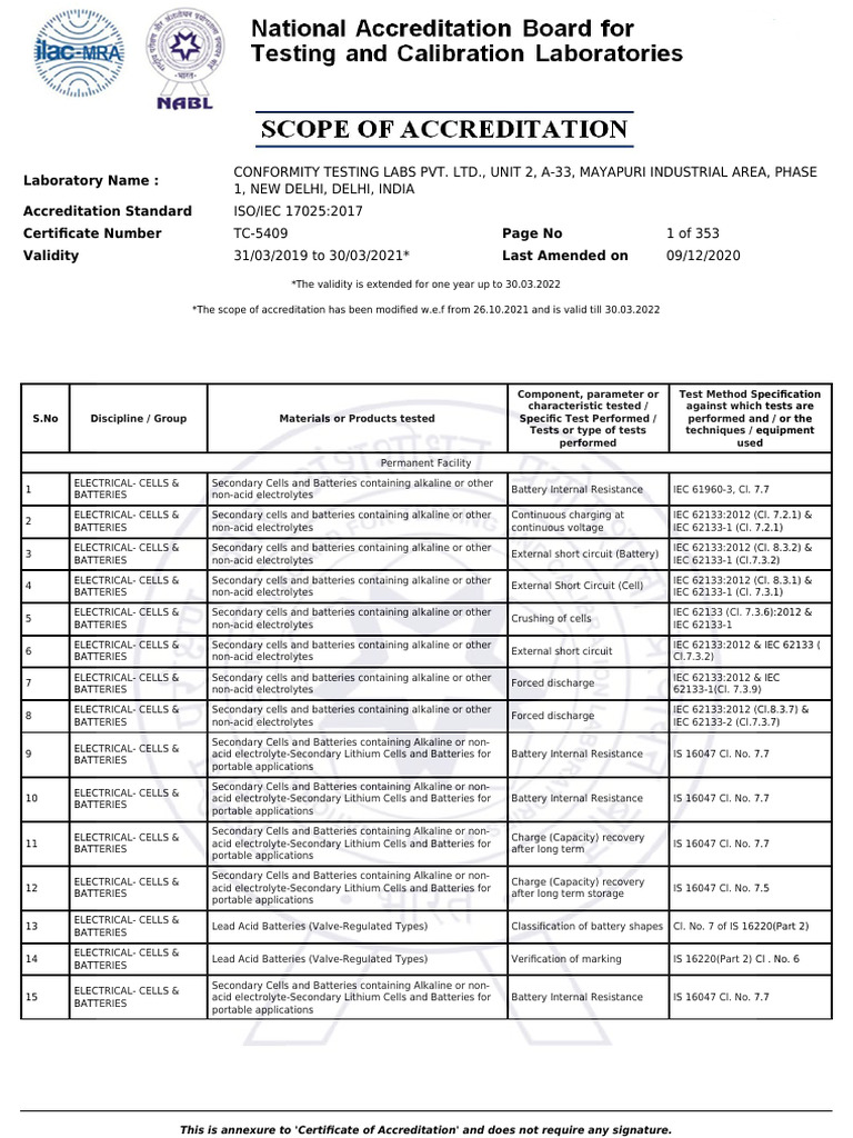 Nabl Scope TC 5409 A 33 | PDF | Rechargeable Battery | Electromagnetism