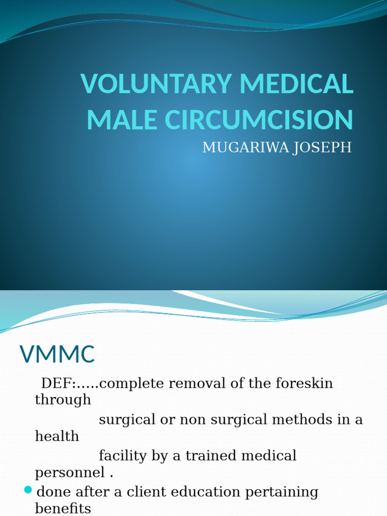 12voluntary Medical Male Circumcision | PDF | Circumcision | Diseases ...
