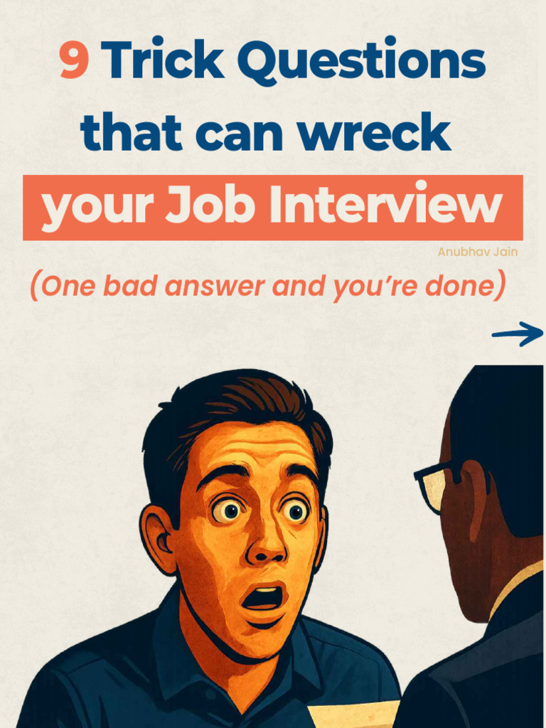 9 Job Interview Trick Questions | PDF