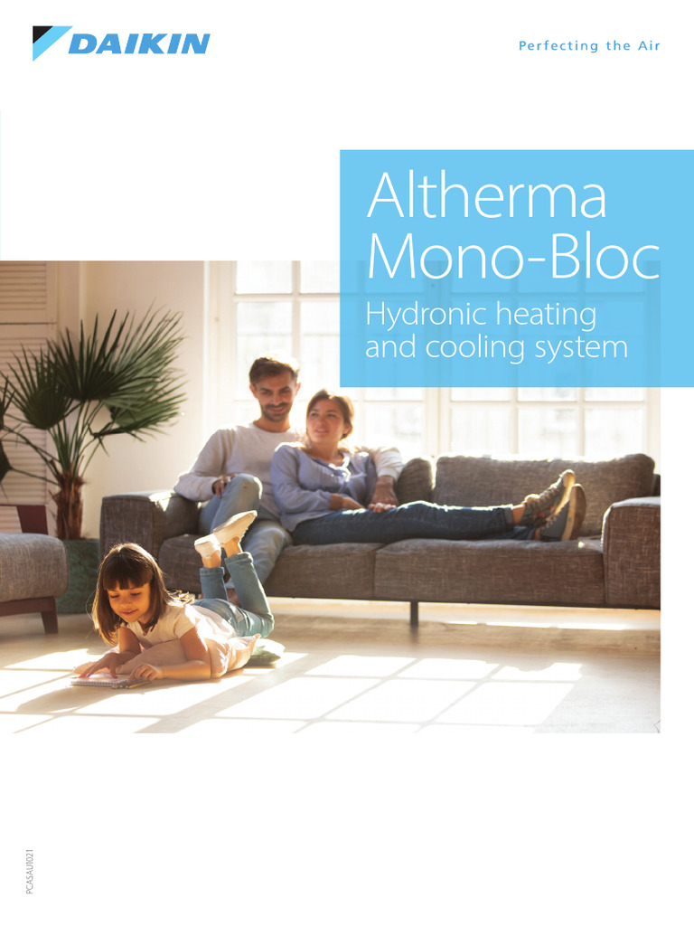Altherma Mono-Bloc: Hydronic Heating and Cooling System | PDF | Heat ...