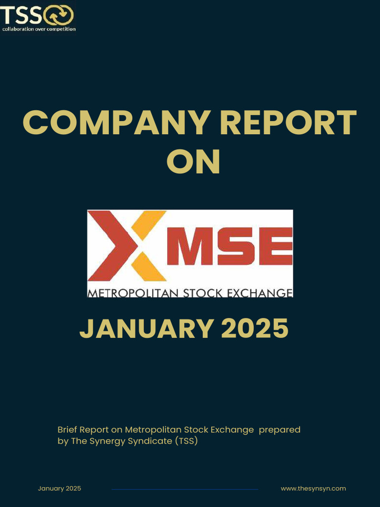 Report on MSEI by TSS.pdf | PDF | Exchange Traded Fund | Business