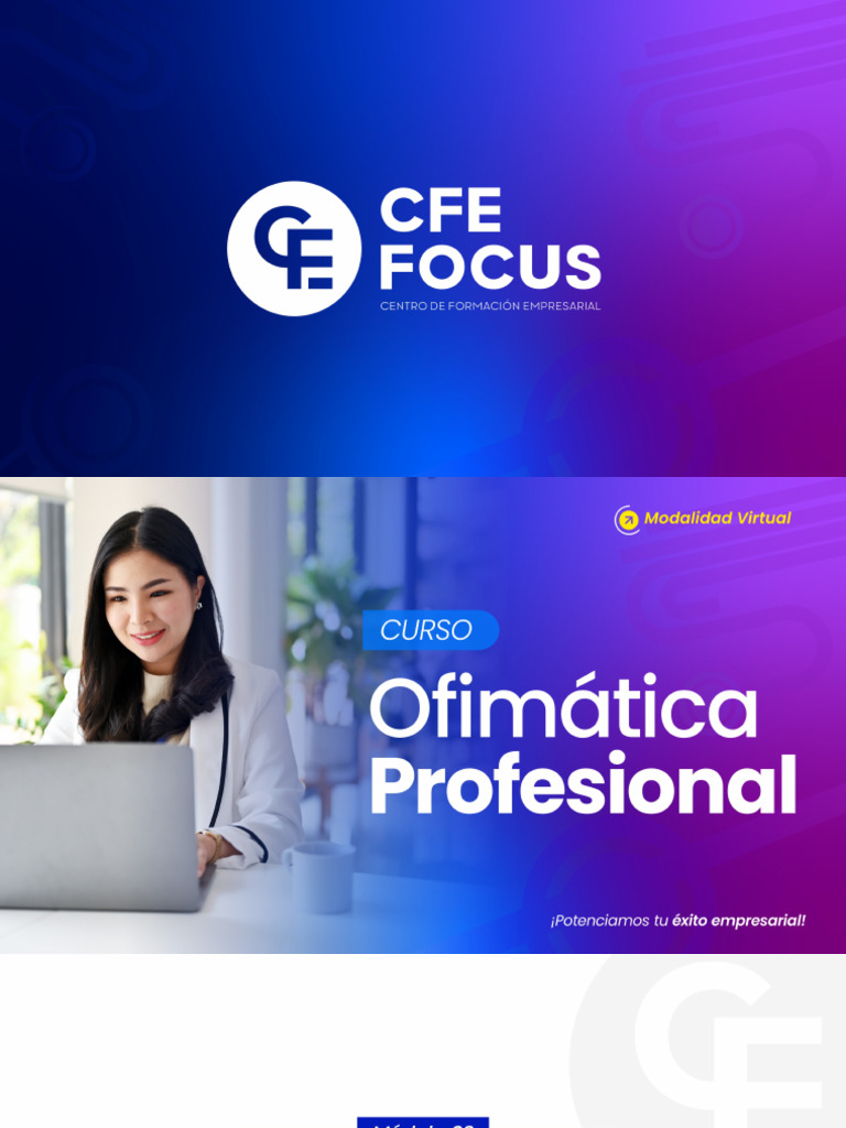Módulo 02 - Ofimática Profesional | PDF | Microsoft PowerPoint | Software