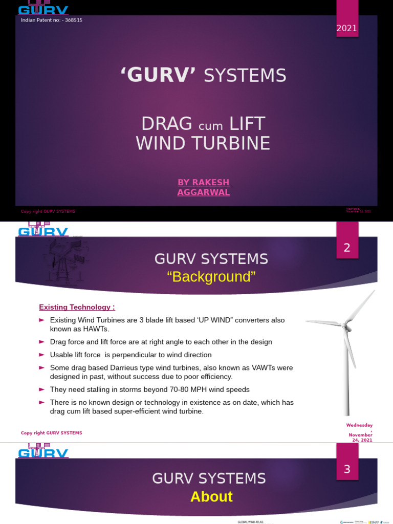 Drag-Lift Wind Turbine Innovation | PDF | Turbine | Wind Turbine