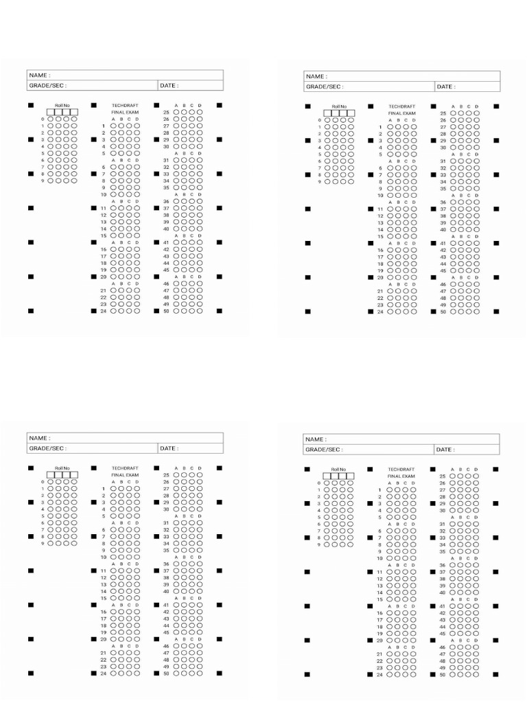 Scantron Long | PDF