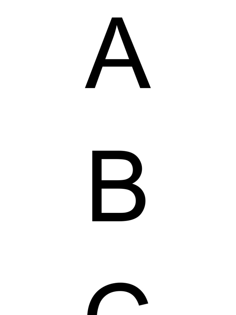 Capital Alphabets | PDF