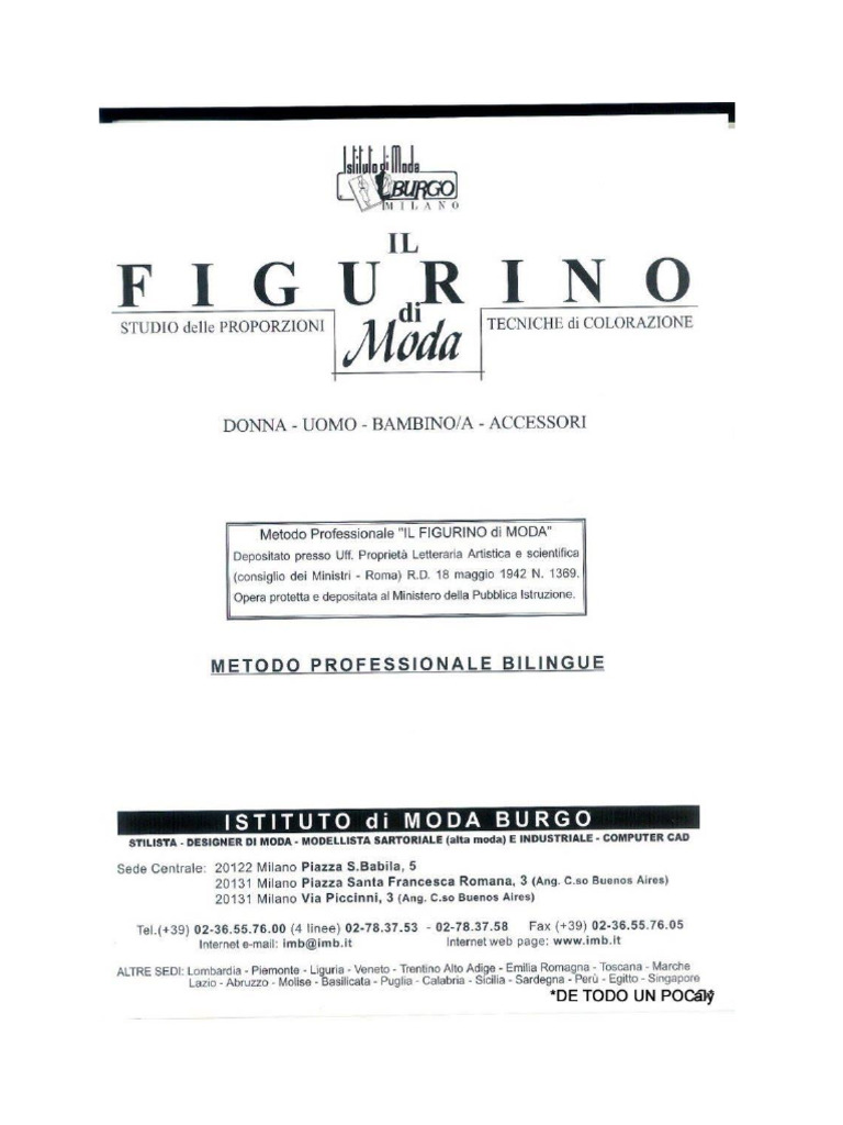 Il Figurino Di Moda | PDF