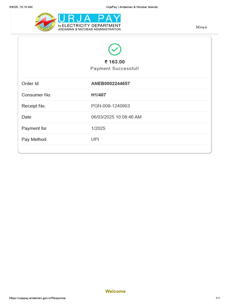 01-2025 Receipt | PDF