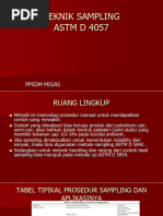 Teori Serta Tata Cara Sampling ASTM 4057 | PDF