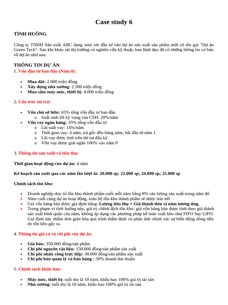Case Study 6 - STUDENT | PDF