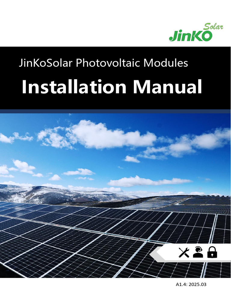 Installation Manual: Jinkosolar Photovoltaic Modules | PDF | Electrical ...