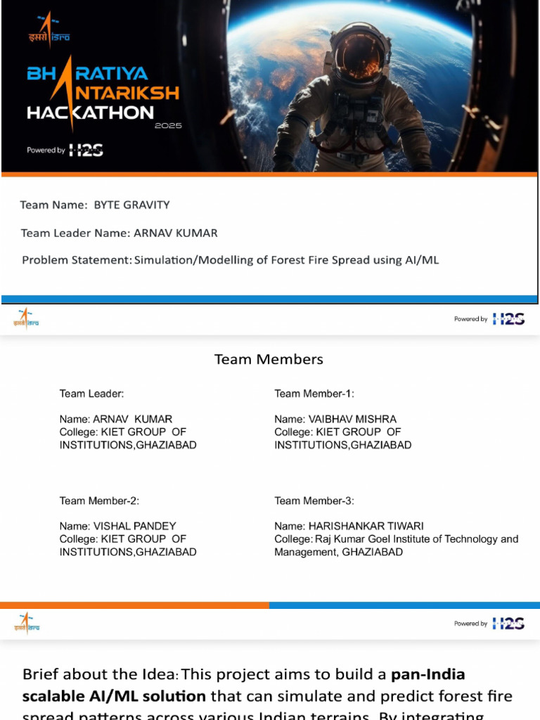 Bharatiya Antariksh Hackathon 2025 | PDF