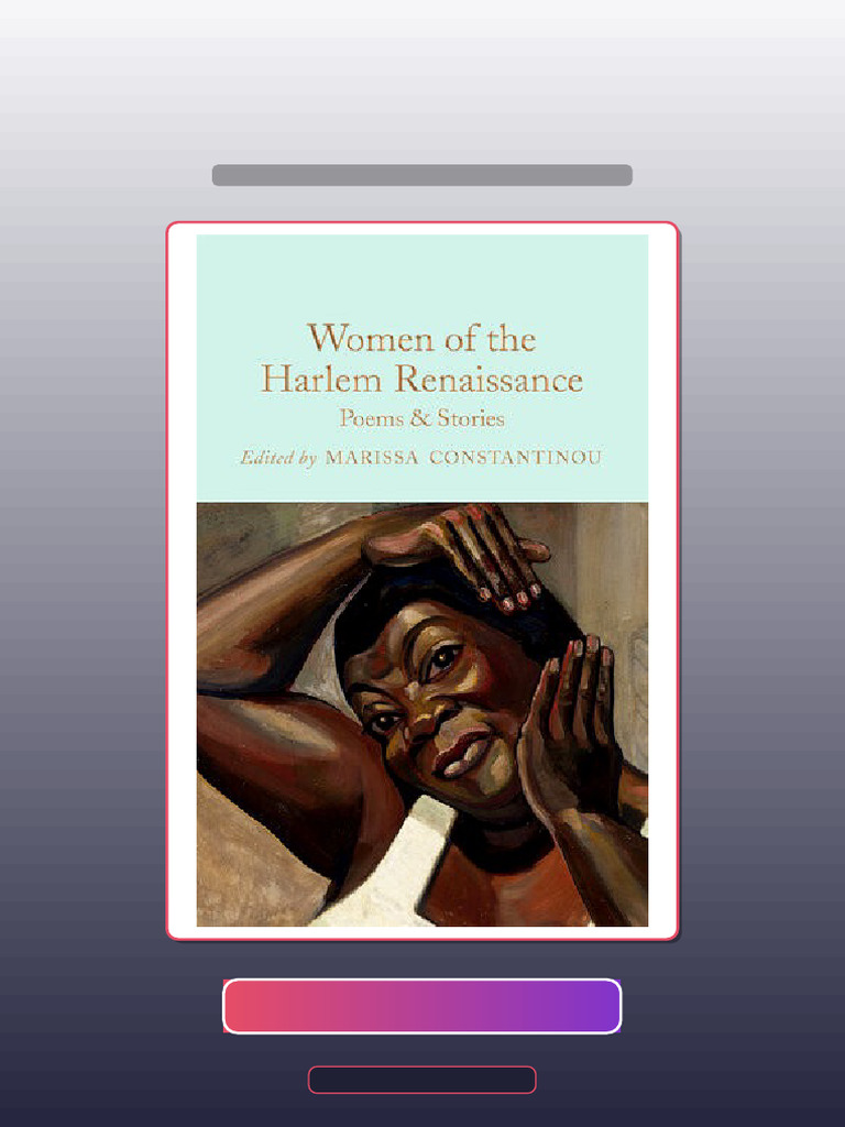 Real Test Bank Women of The Harlem Renaissance Poems Stories Marissa ...