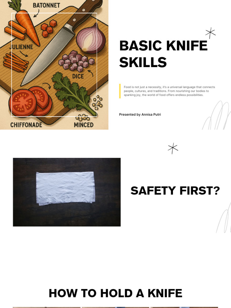 Basic Knife Skills | PDF