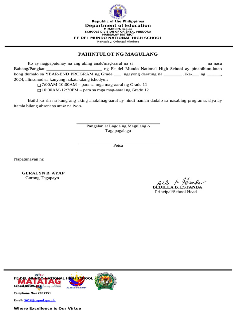 PAHINTULOT | PDF