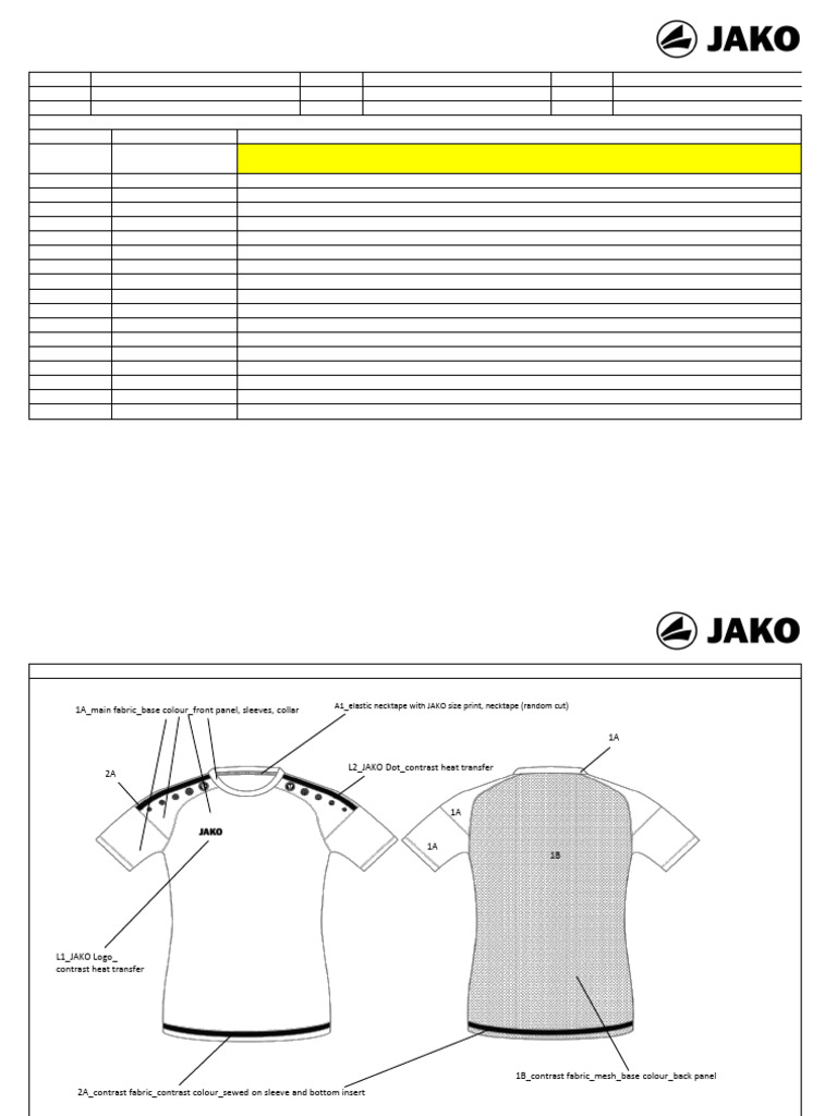#4219 - Jersey Striker - V2 - 290519 | PDF | Clothing