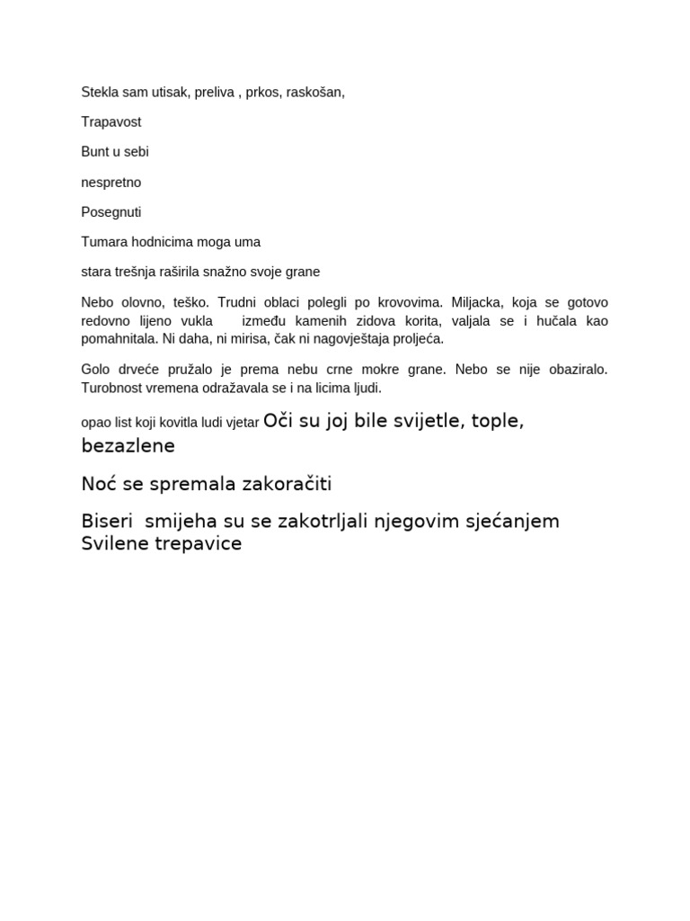 Rijeci I Recenice Z Apismenu | PDF