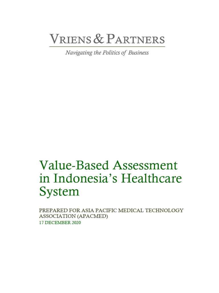 APACMed Landscape Assessment Vriens Partner | PDF | Health Care | Policy