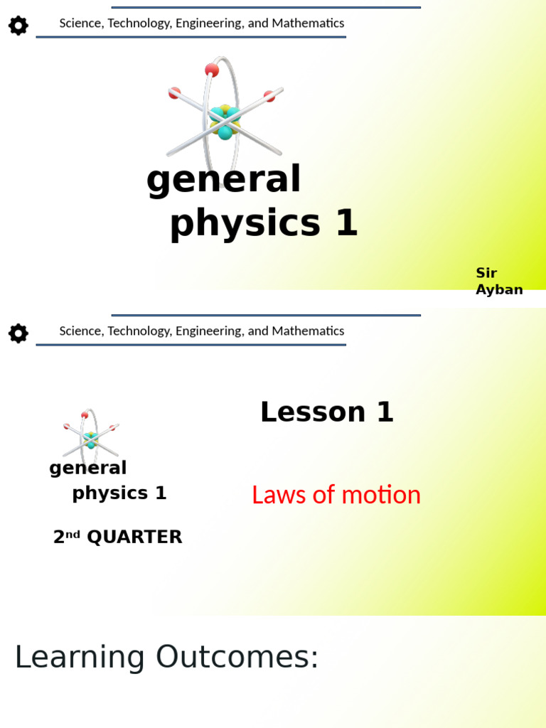 General Physics 1 Lesson 1 | PDF | Electric Charge | Force