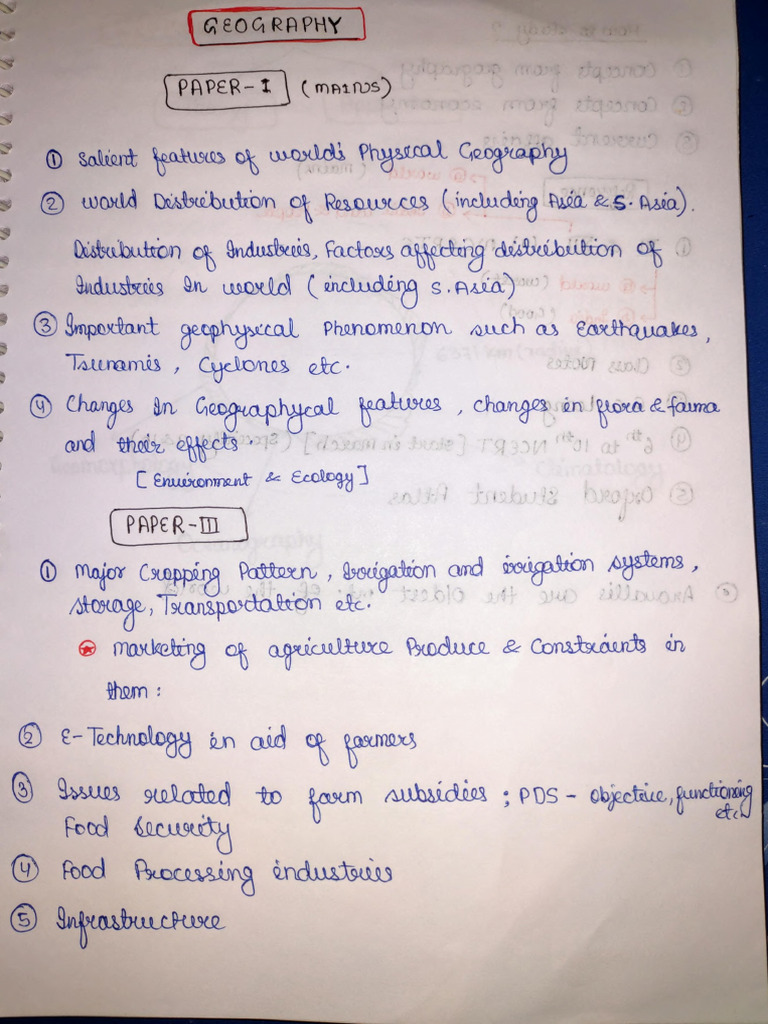 Rushikesh Dudhat Geography Notes Part 1 | PDF