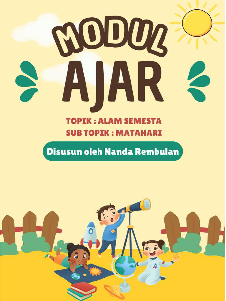 Pembelajaran Mengenal Matahari PAUD | PDF