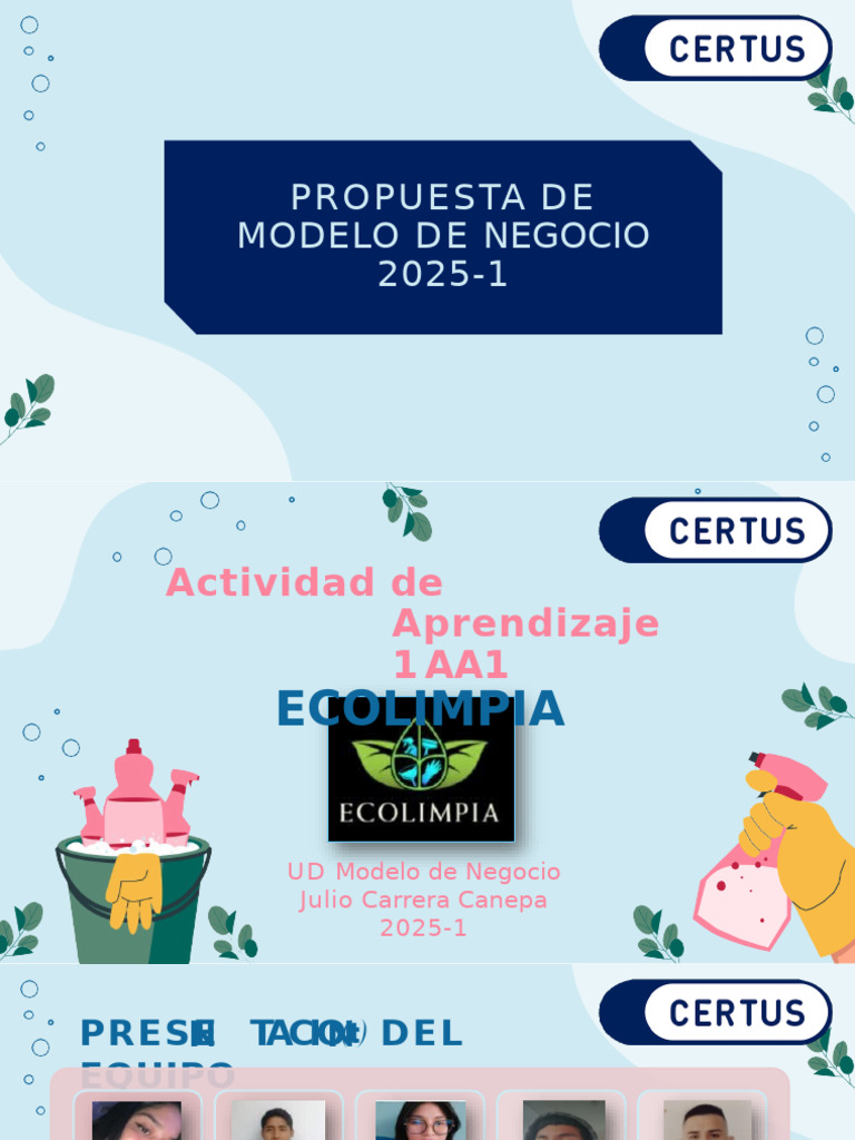 Evidencia Aa1 Ecolimpia. | PDF | Economias | Business