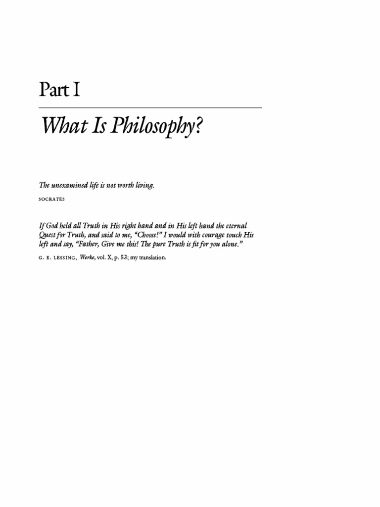 (Pojman) What Is Philosophy | PDF