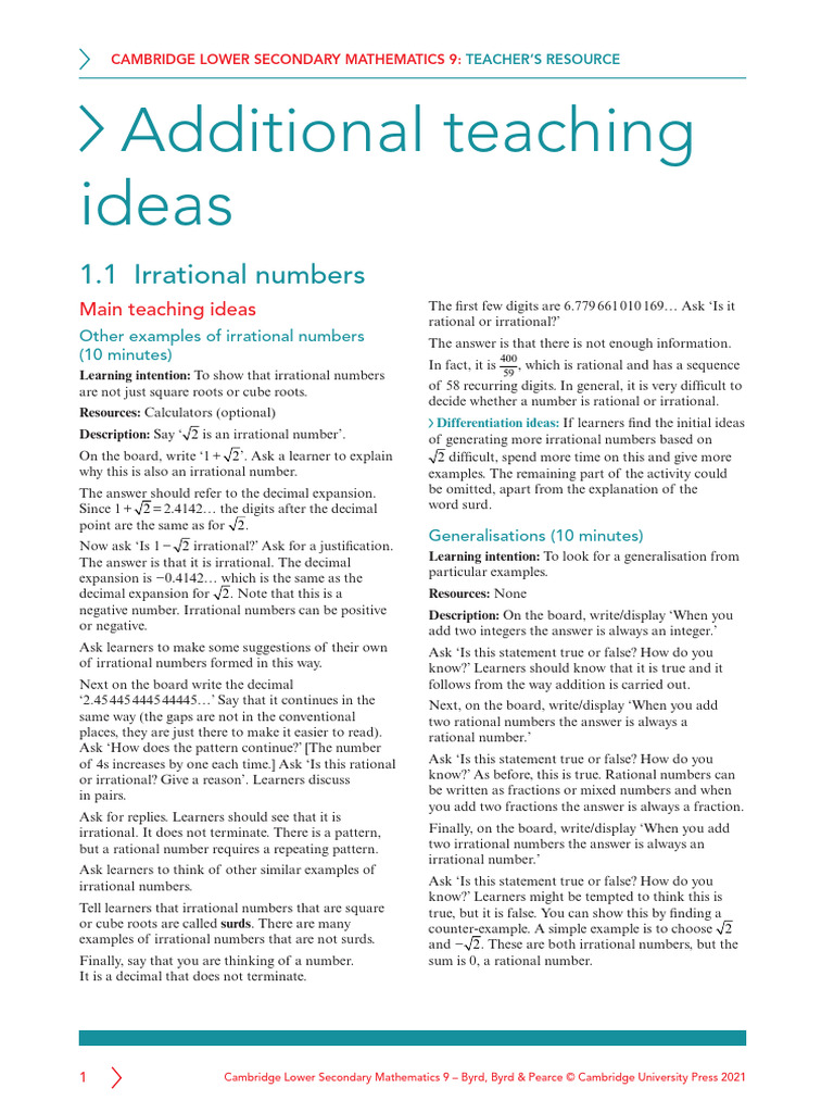 Ati ch1.1 | PDF | Numbers | Rational Number