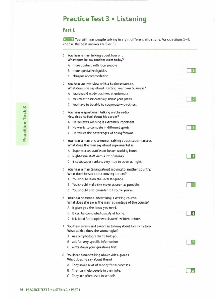 15 L 3 L 25 Listening | PDF