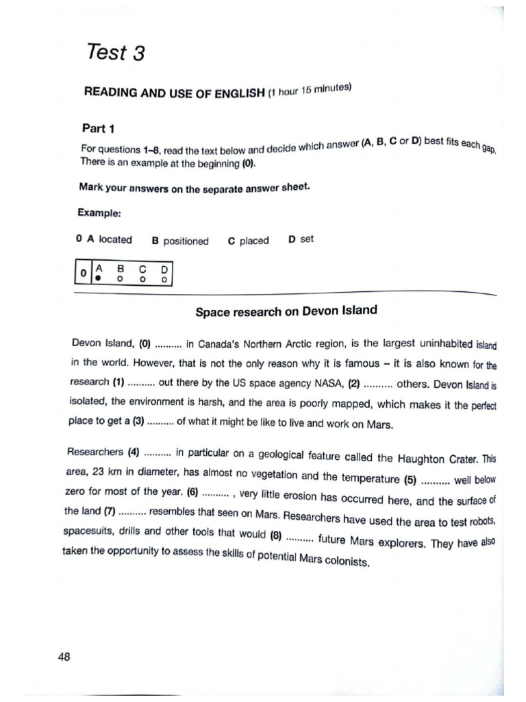 B2 First For School 5 | PDF