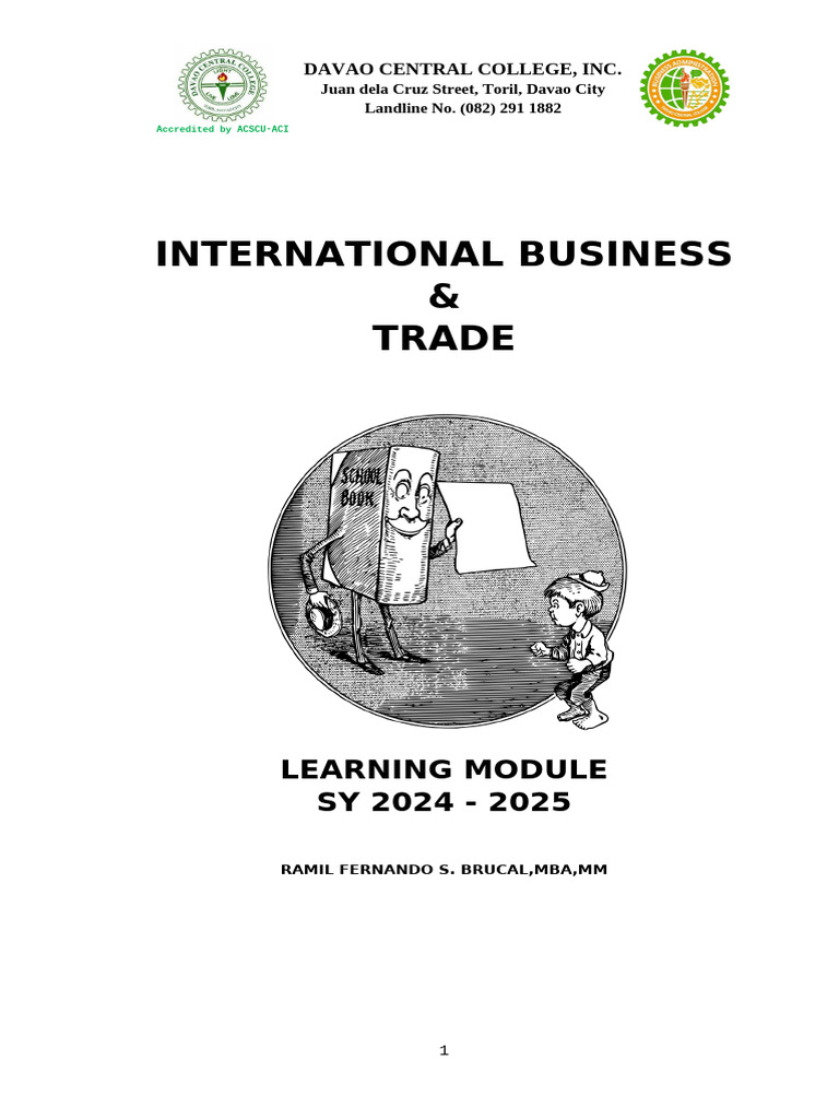 International Business & Marketing Module | PDF | Marketing
