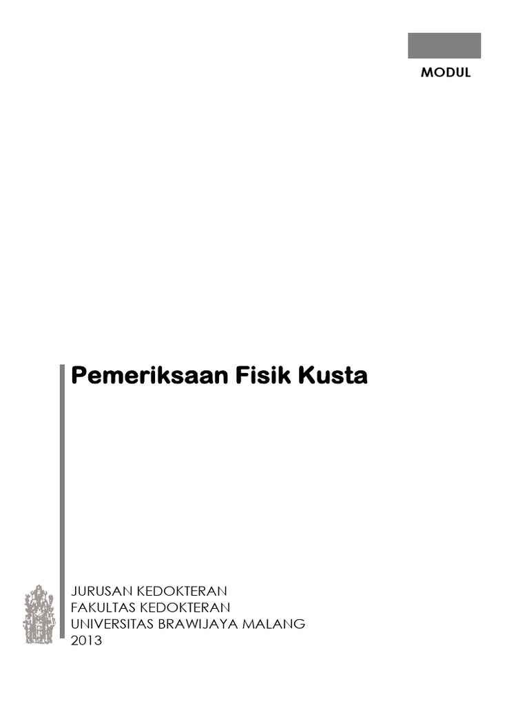 Modul Pemeriksaan Kusta | PDF