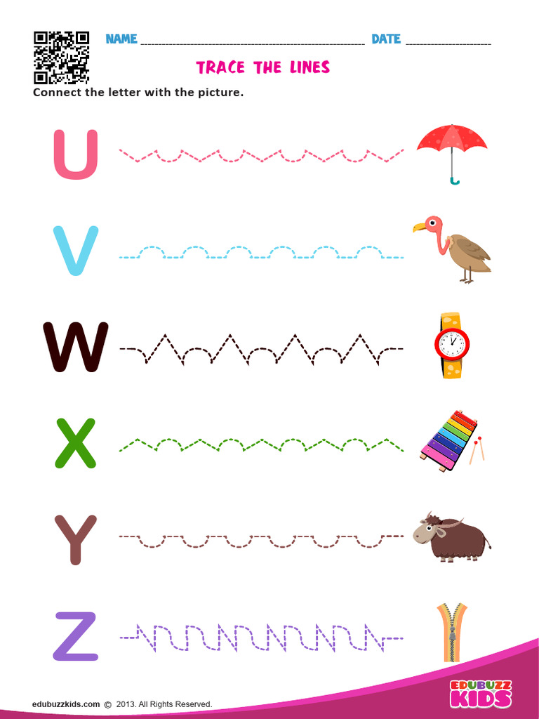 Connect Letters to Pictures Activity | PDF