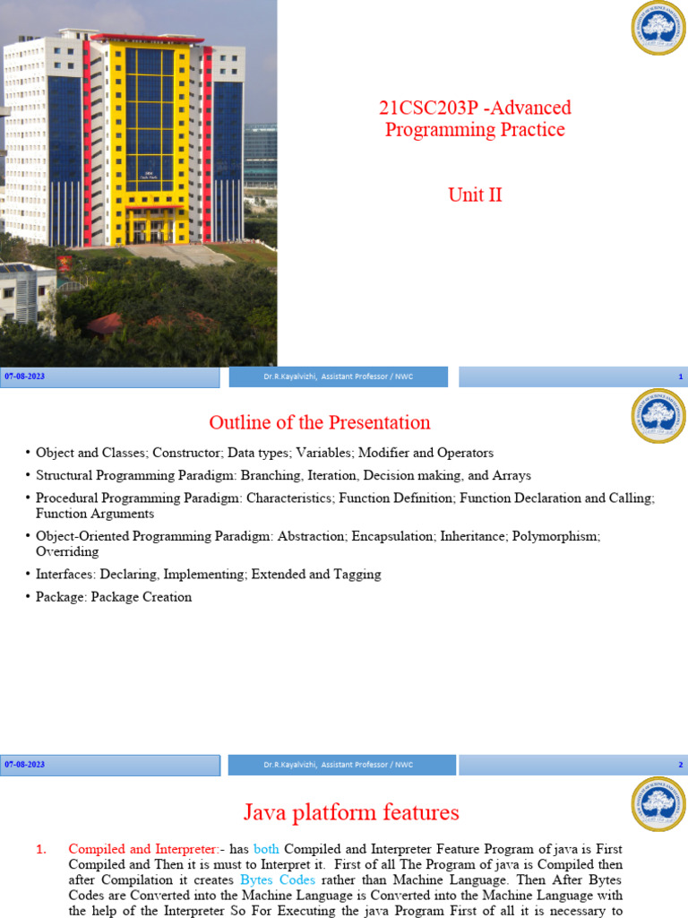 Unit 2 | PDF | Java Virtual Machine | Method (Computer Programming)